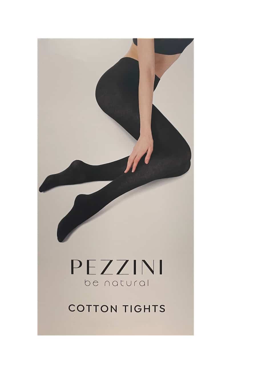 Collant donna coprente in cotone 300 denari Pezzini - CLICK INTIMO